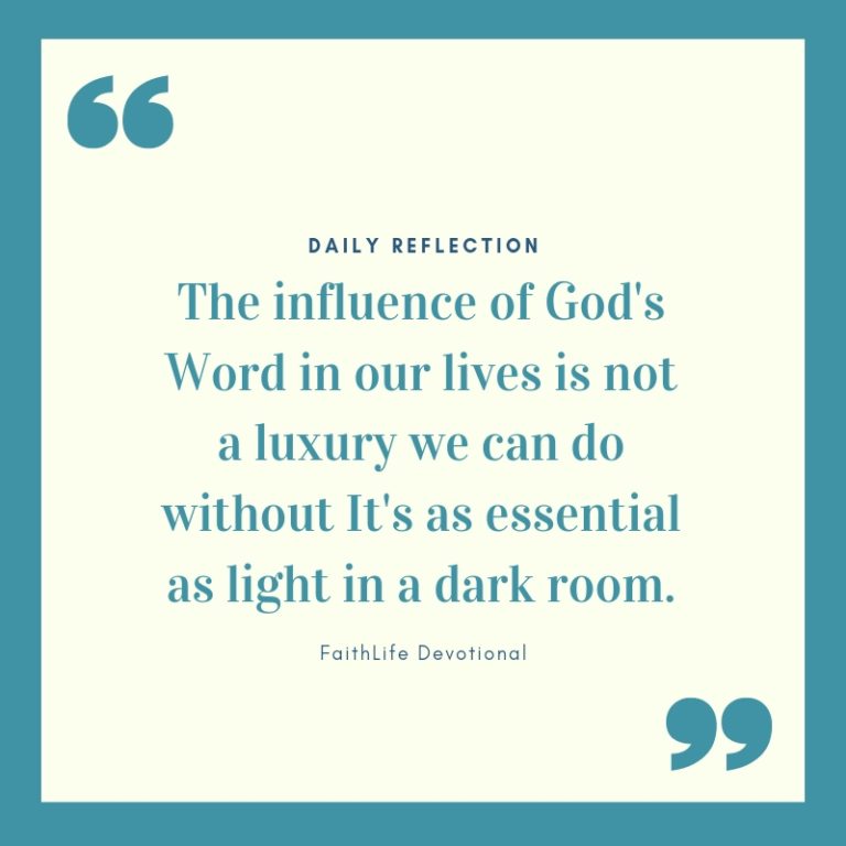 God's Word as Light in the Dark - FaithLife Ministries