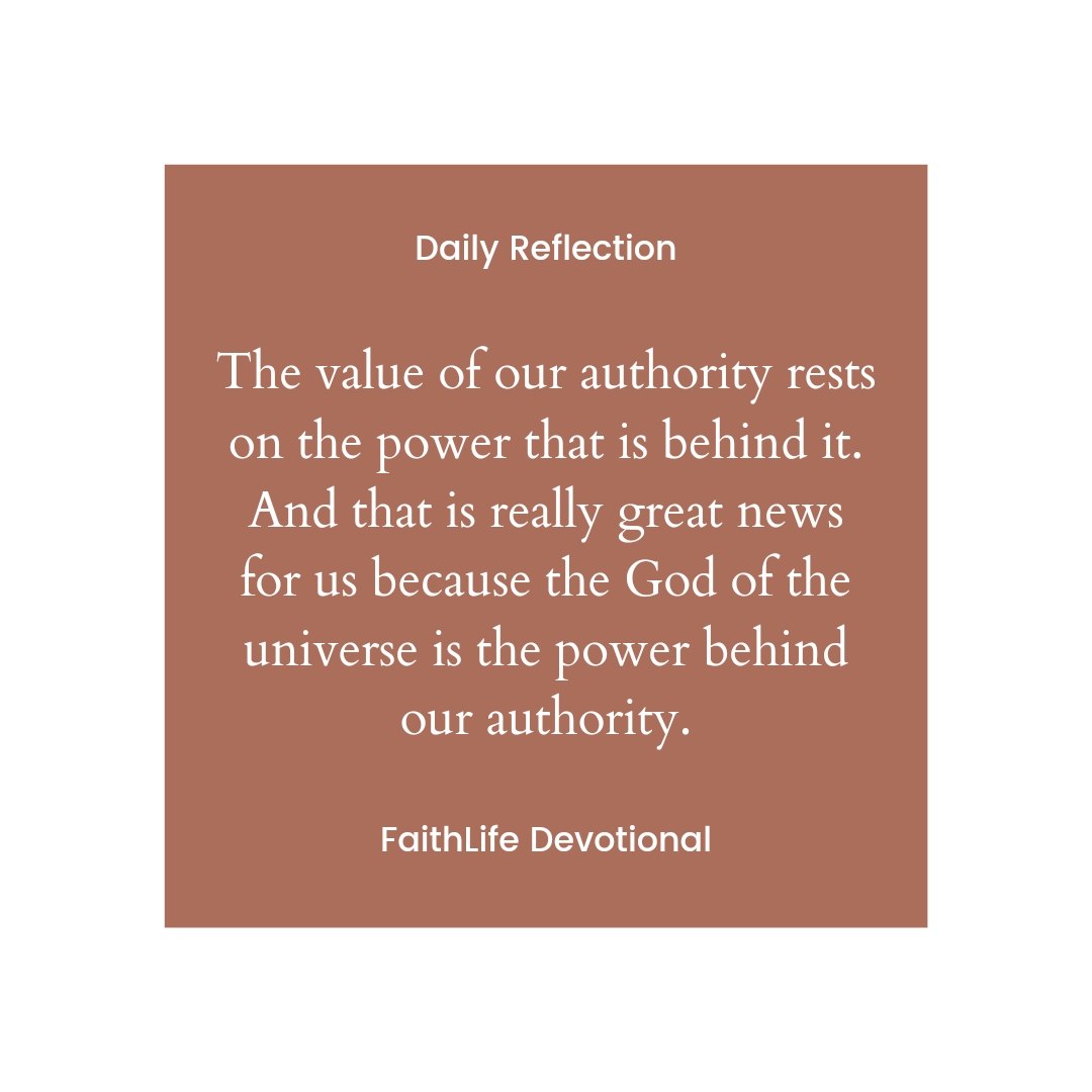 God Has Given You Authority - FaithLife Ministries